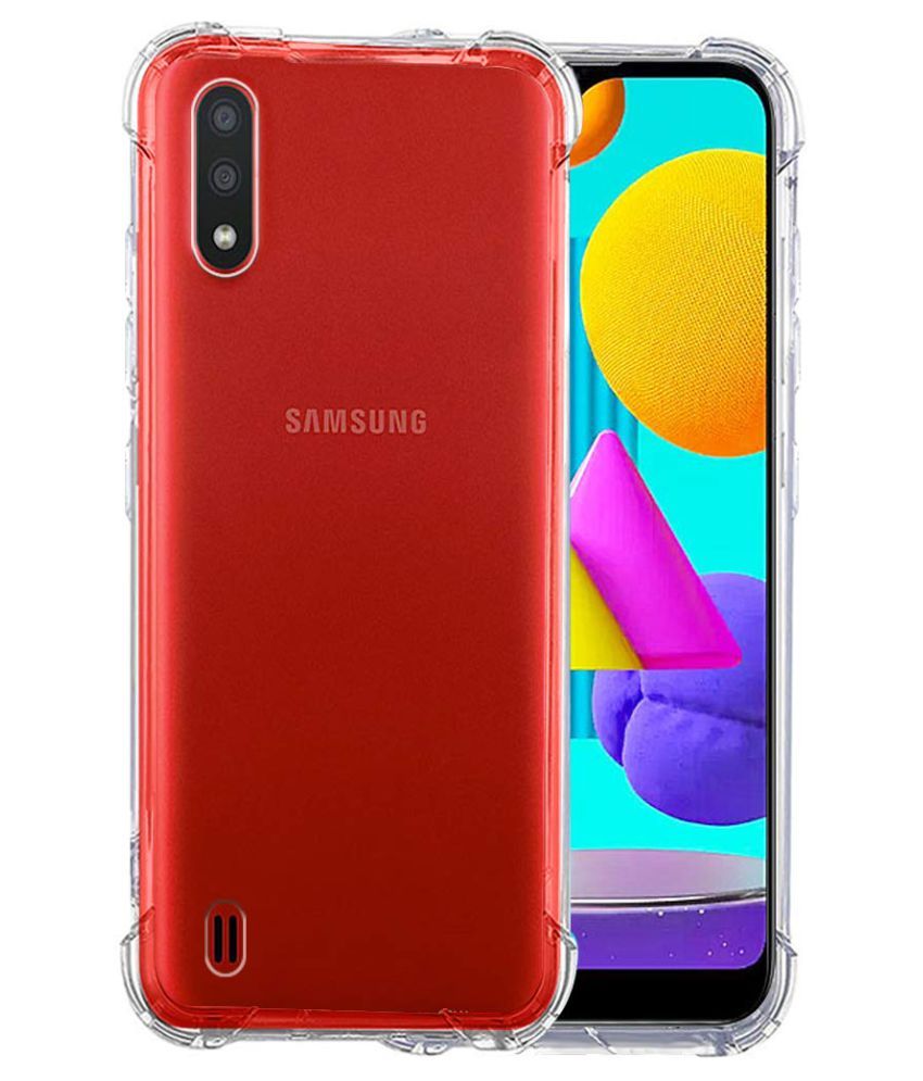 Samsung Galaxy M01 Shock Proof Case mobilegenics - Transparent - Plain ...