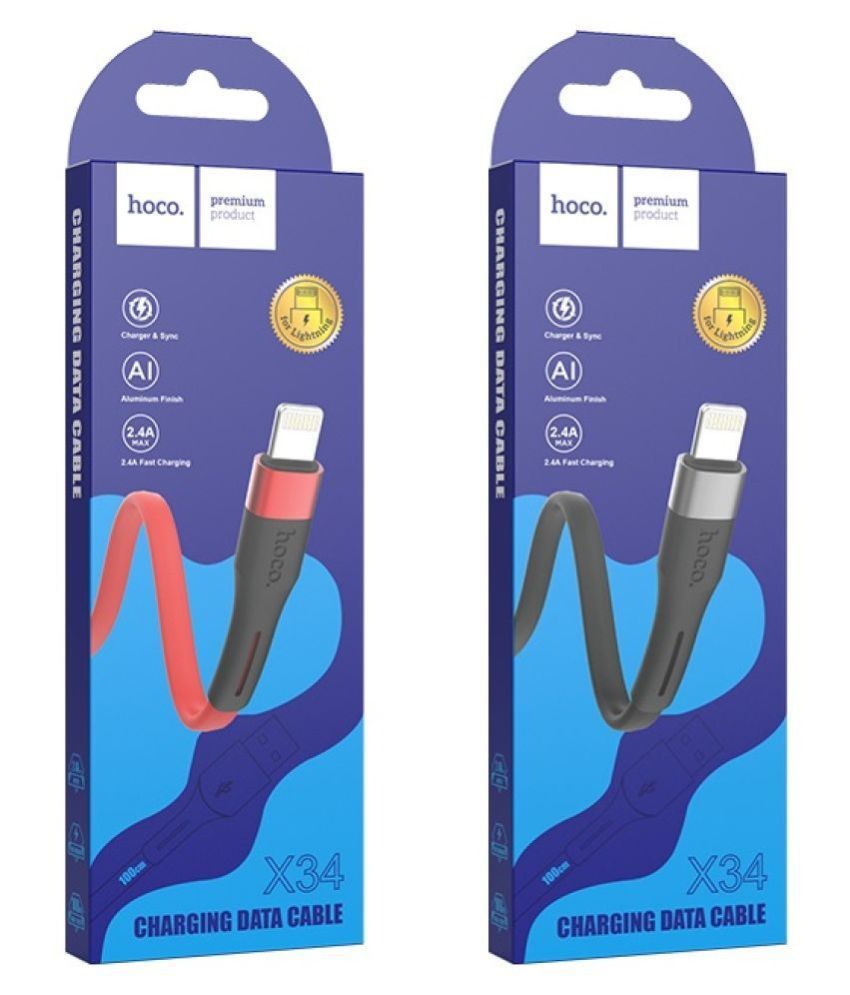 hoco. Lightning Cable Black - 1.2 Meter - All Cables Online at Low ...