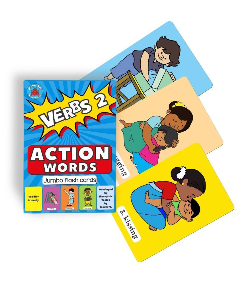 60 Action Flashcards For Kids 60 Verbs Jumbo Sized Flash Cards For 60 Action Flashcards For Kids 60 Verbs Jumbo Sized Flash Cards For
