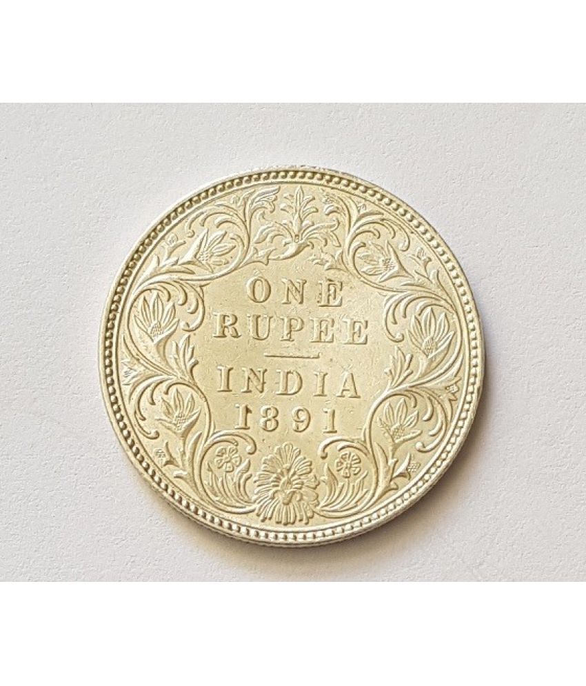 Rare 1 Rupee 1891 Silver Coin: Buy Rare 1 Rupee 1891 Silver Coin Online ...