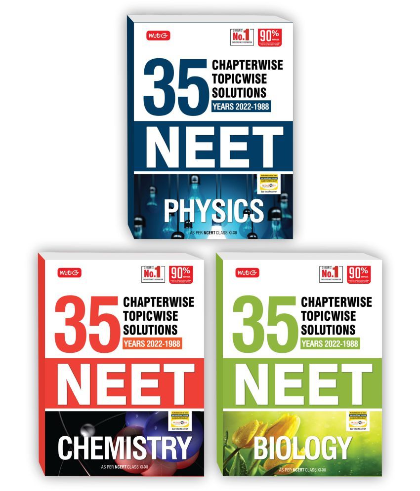 MTG 35 Years NEET Previous Year Solved Question Papers with NEET ... MTG 35 Years NEET Previous Year Solved Question Papers with NEET ...